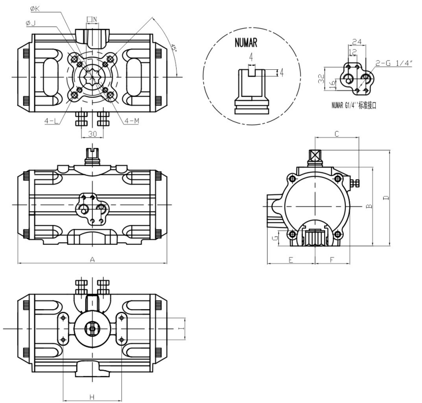 Stainless Pneumatic Actuator | Actuators Melbourne | PCI